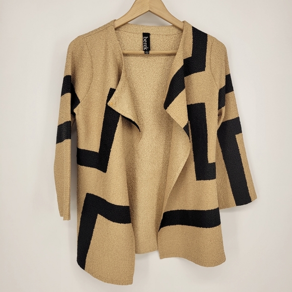 berek | Jackets & Coats | Berek Cardigan Geometric Print Jacket ...